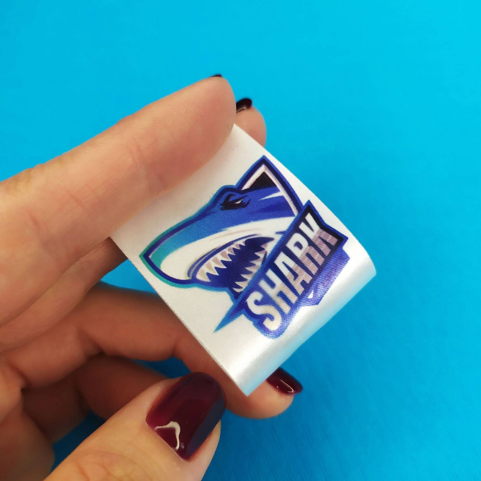 100 Custom Color Fabric Tags Custom Clothing Labels Sew-in - Etsy