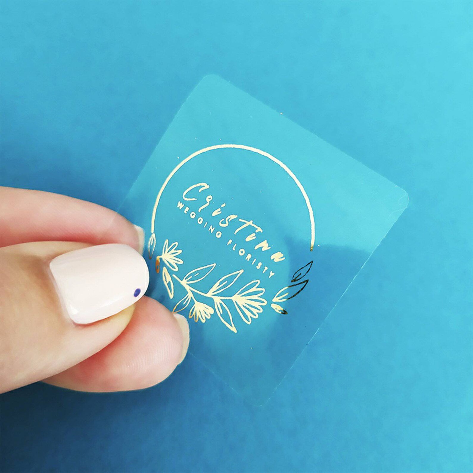 1-1000 Pcs Custom Clear Stickers Logo Labels for Handmade - Etsy