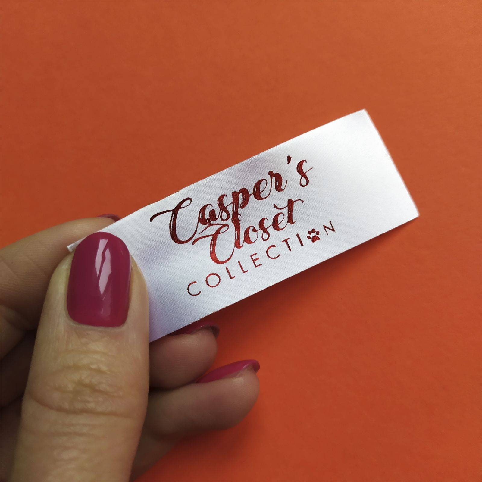 1000 piezas Etiquetas de tela personalizadas Etiquetas de ropa | Etsy