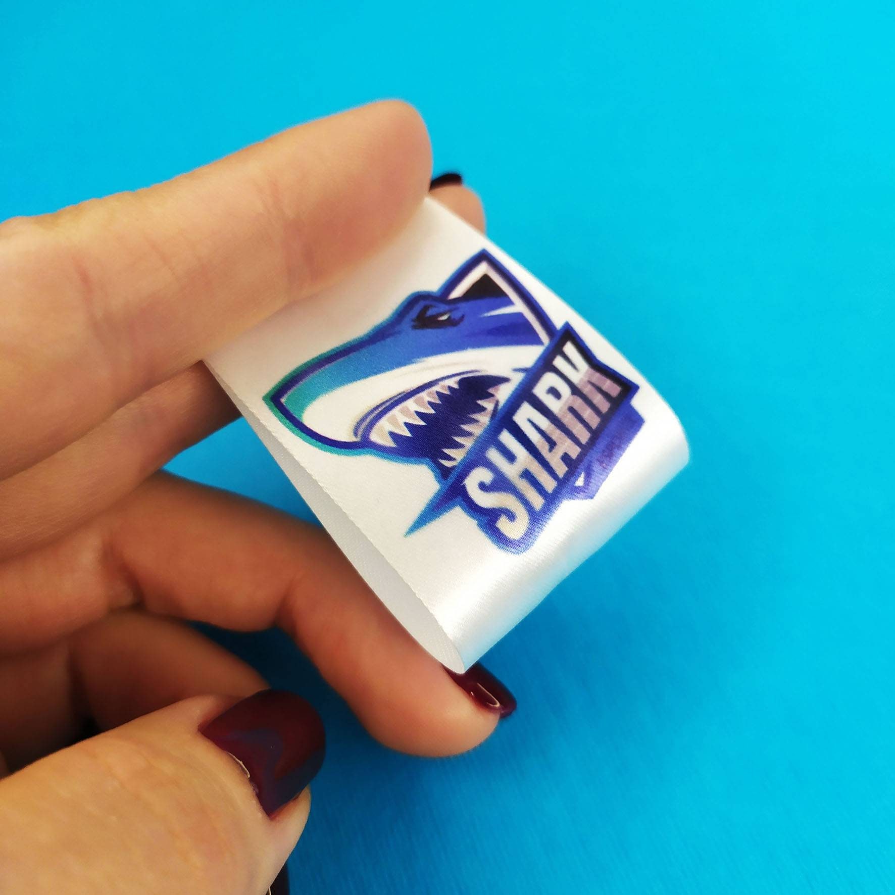 100 Custom Color Fabric Tags Custom Clothing Labels Sew-in - Etsy