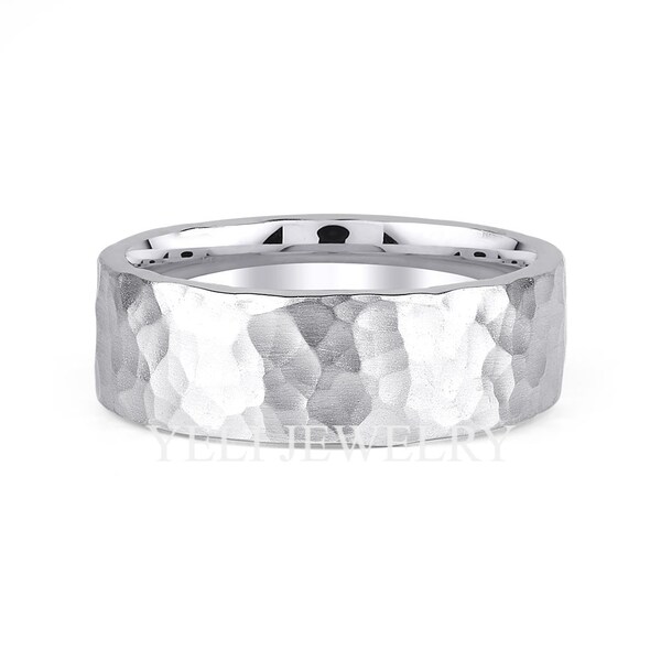 Mens Platinum Rings - Etsy