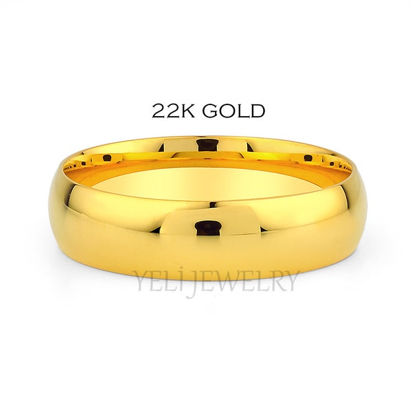 22k Gold Ring - Etsy
