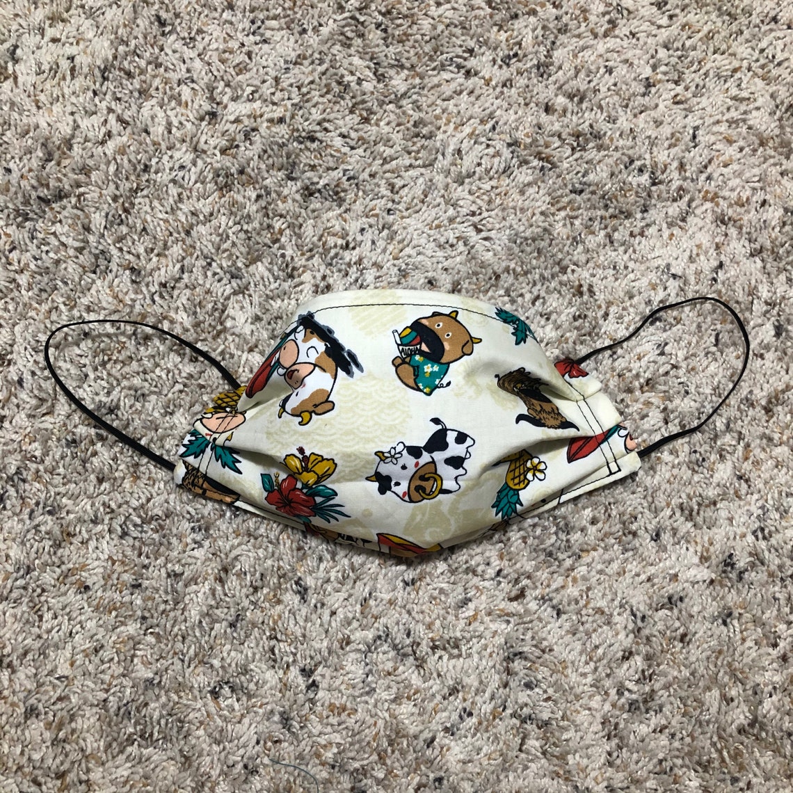 Ox Face Mask Year of the Ox Fabric Face Mask for Adults - Etsy