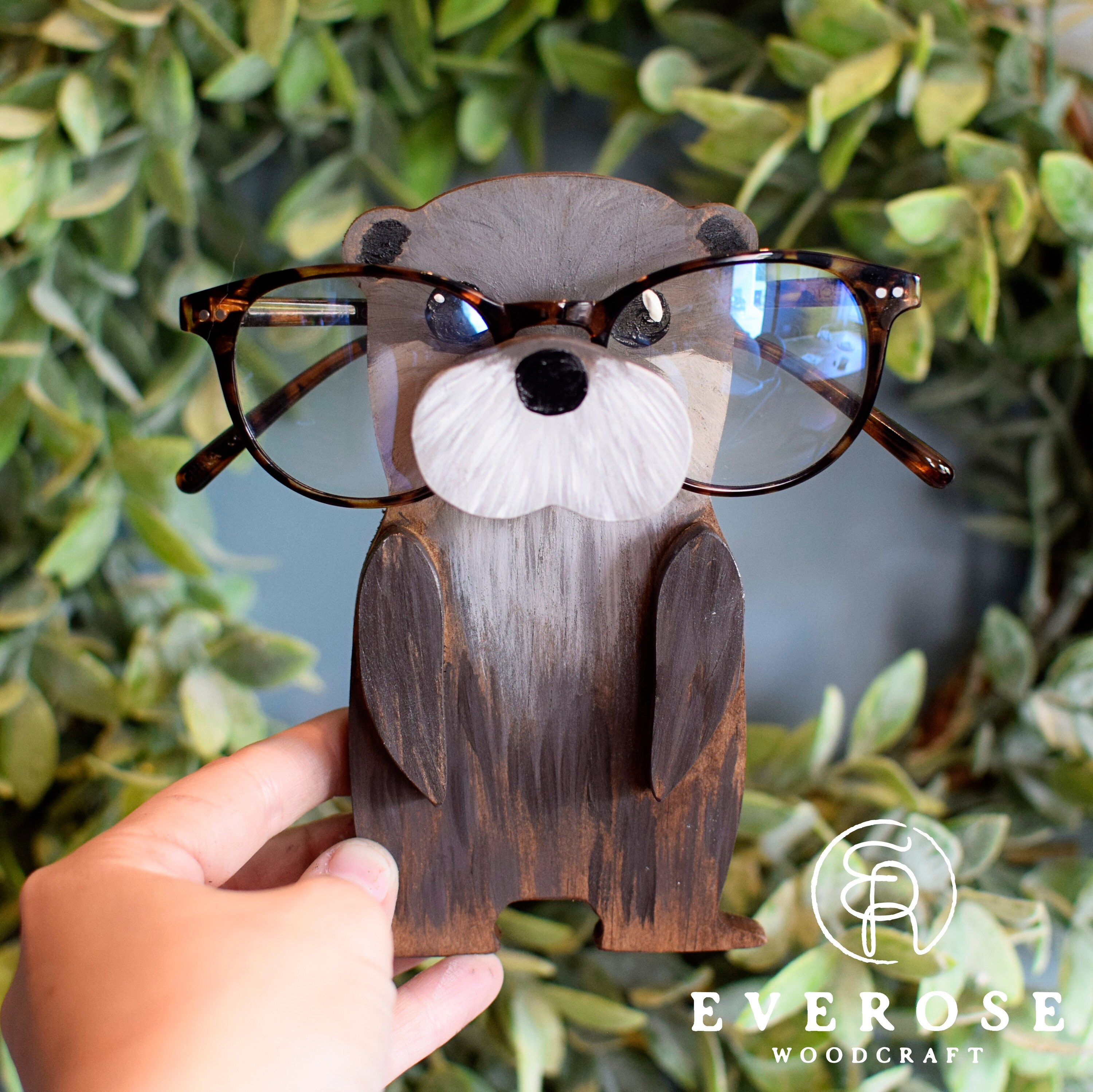 Wooden Otter Glasses Stand - Etsy