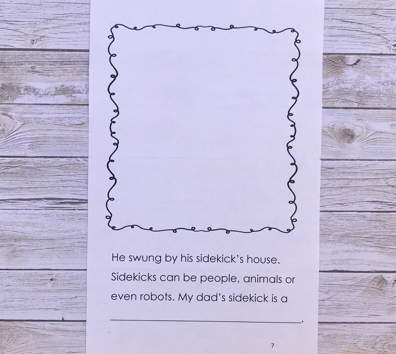 Super Dad: A Printable Mini Book - Etsy