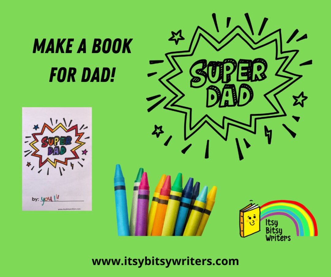 Super Dad: A Printable Mini Book - Etsy
