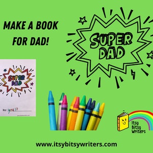 Super Dad: A Printable Mini Book - Etsy