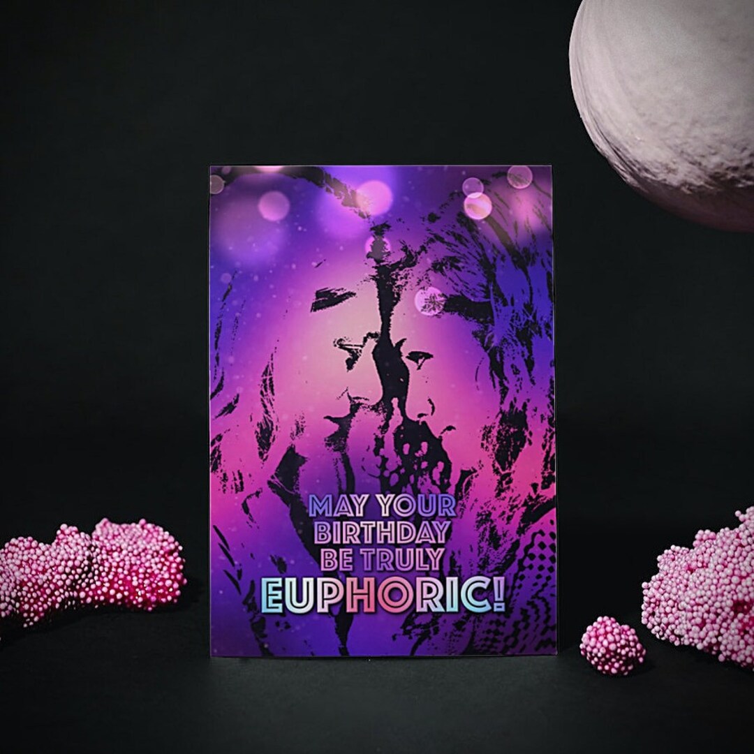 Euphoria Birthday Card Jules and Rue 7 X 5 Quality 300gsm Card W/env ...
