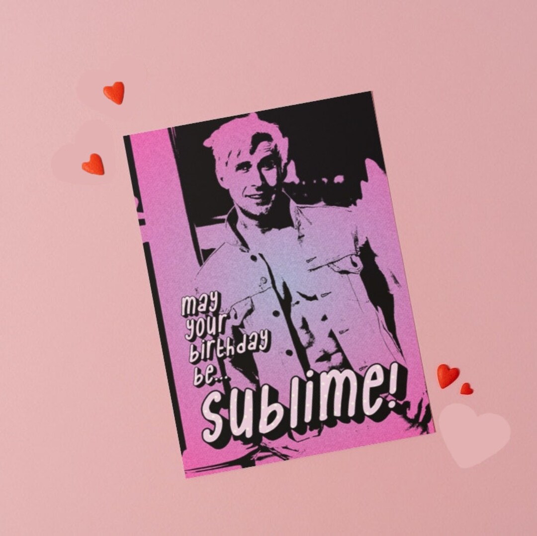 Barbie 'sublime' Birthday Card 7 X 5 With - Etsy