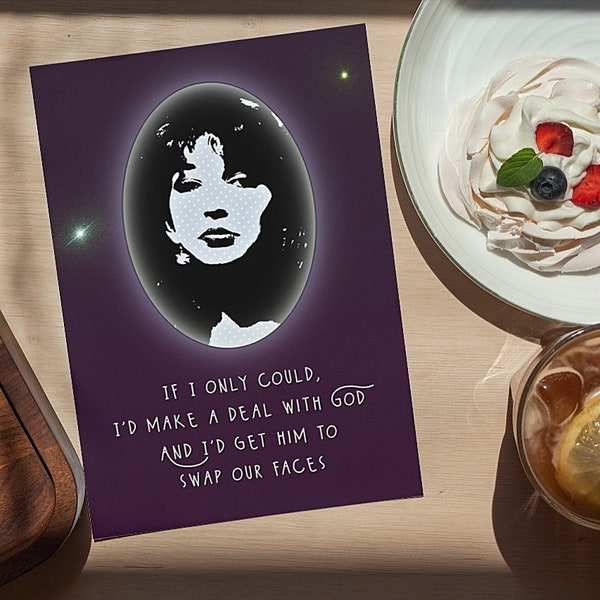 Kate Bush Birthday Card - Etsy Hong Kong