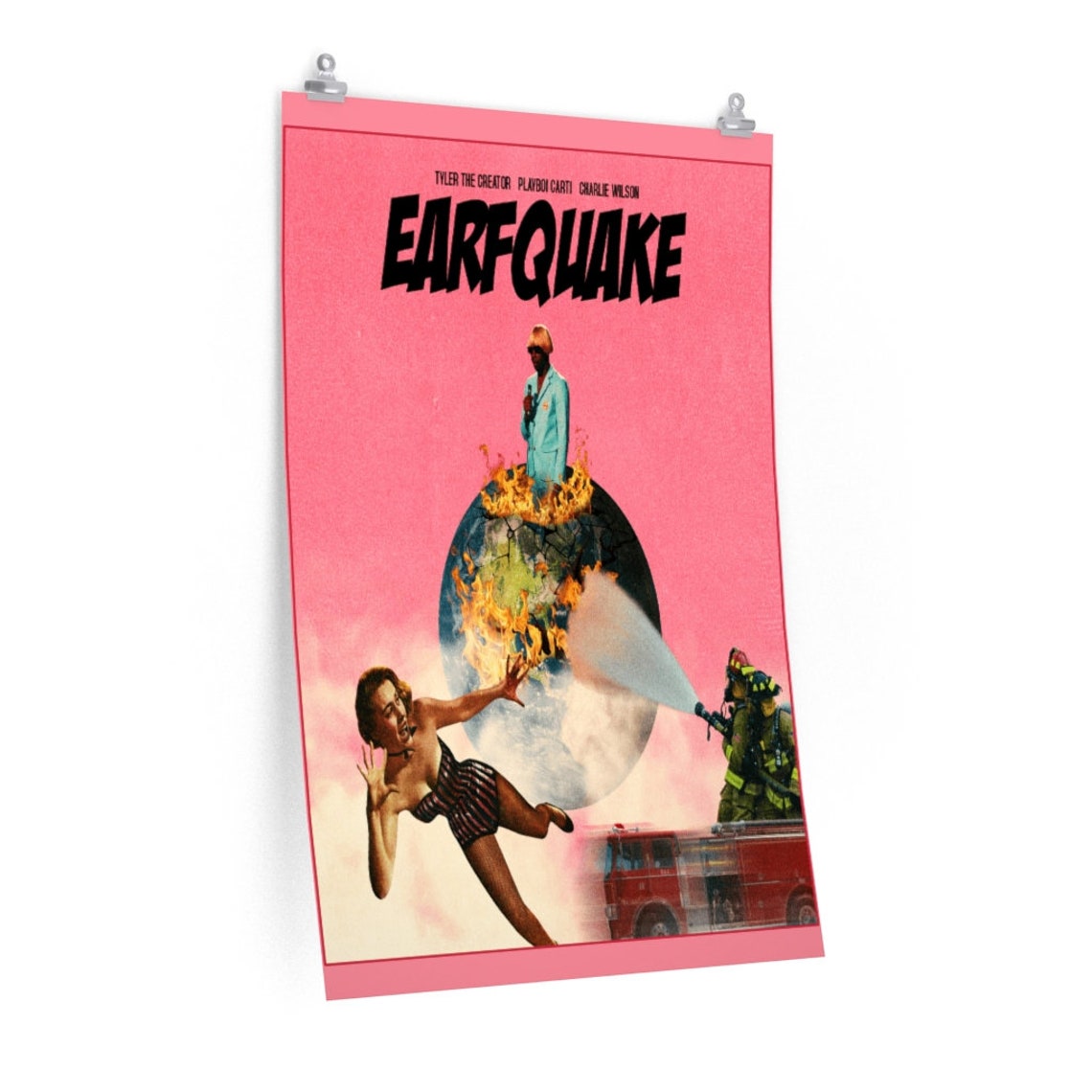 Tyler The Creator Earfquake Poster Wall Art Home Decor Rapper | Etsy