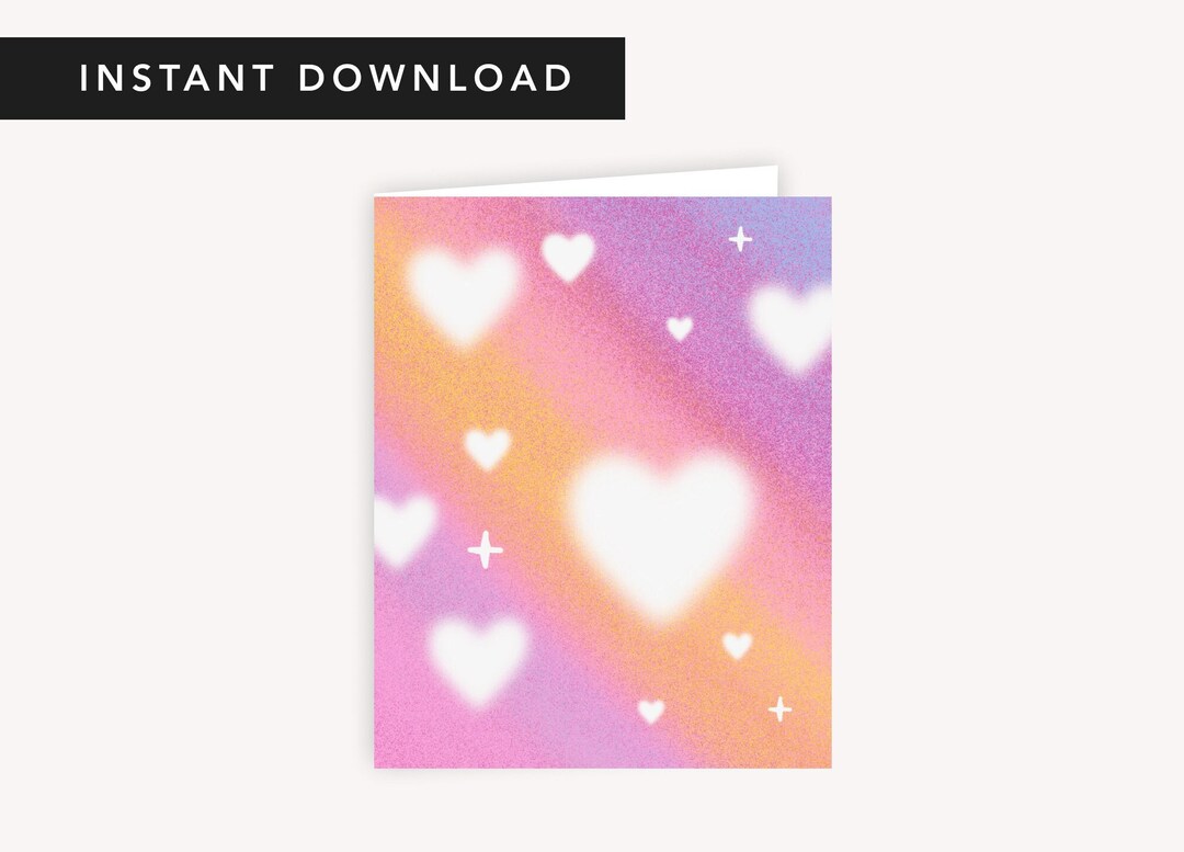 Valentine's Day Printable Card - Perfect for a Last Minute Gift ...
