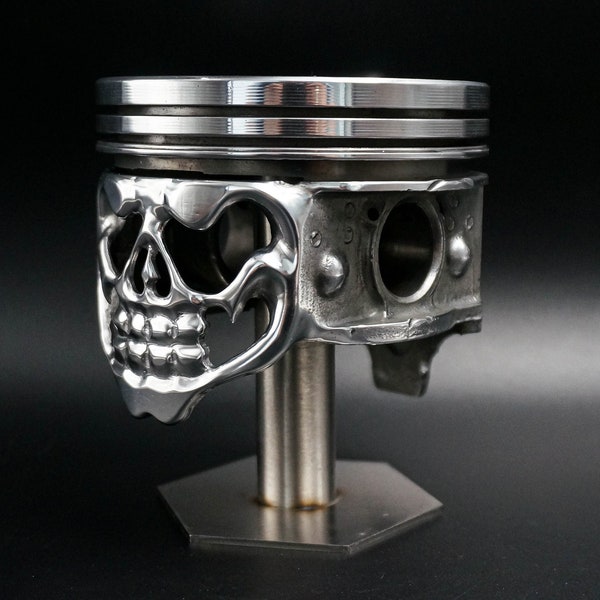 Piston Skull Face Sculpture - Etsy