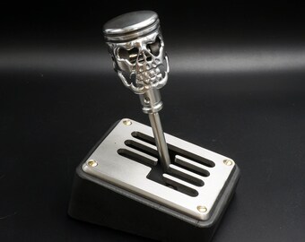 3d,mad Max ,piston Skull, Piston Art, Skull,gearshifter,jewelry,shifter ...