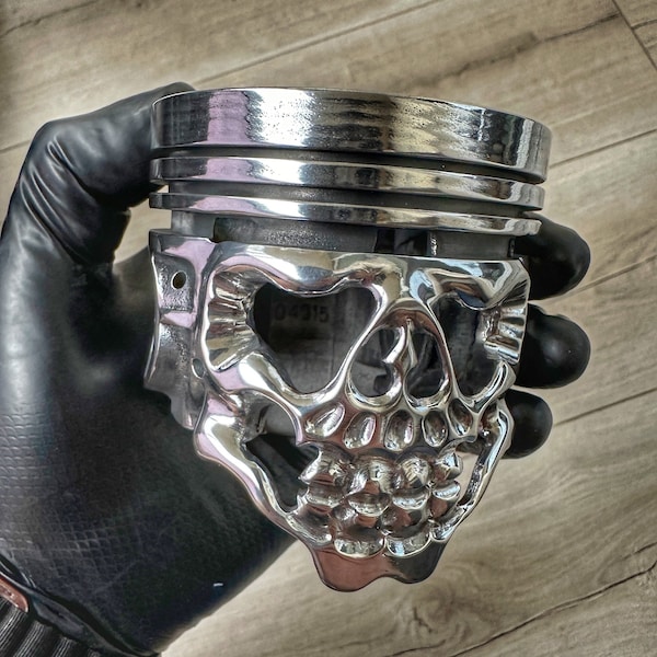Piston Skull Face Sculpture - Etsy