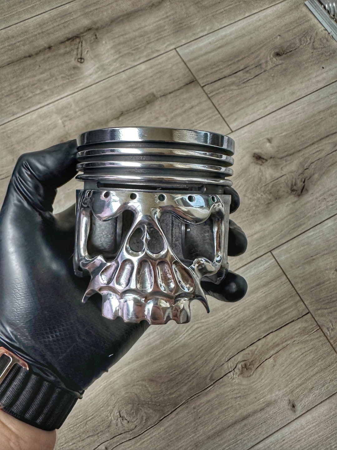 Piston Skull, Piston Art, Skull, Crazy Face, - Etsy