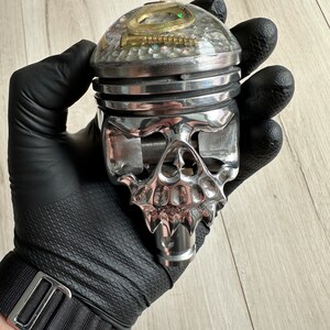 Piston Skull, Skull,gearshifter,jewelry,shifter,shift Knob,epoxy Resin - Etsy