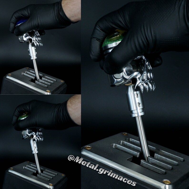 Piston Skull, Skull,gearshifter,jewelry,shifter,shift Knob,epoxy Resin ...