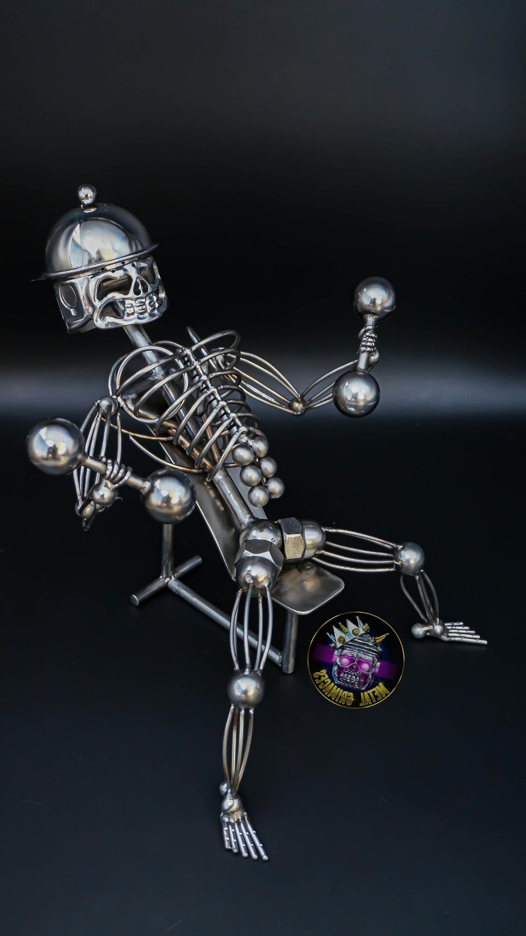 Bodybuilder,fitnesspiston Sculpture, Mechanic, Piston Skull, Skull ...