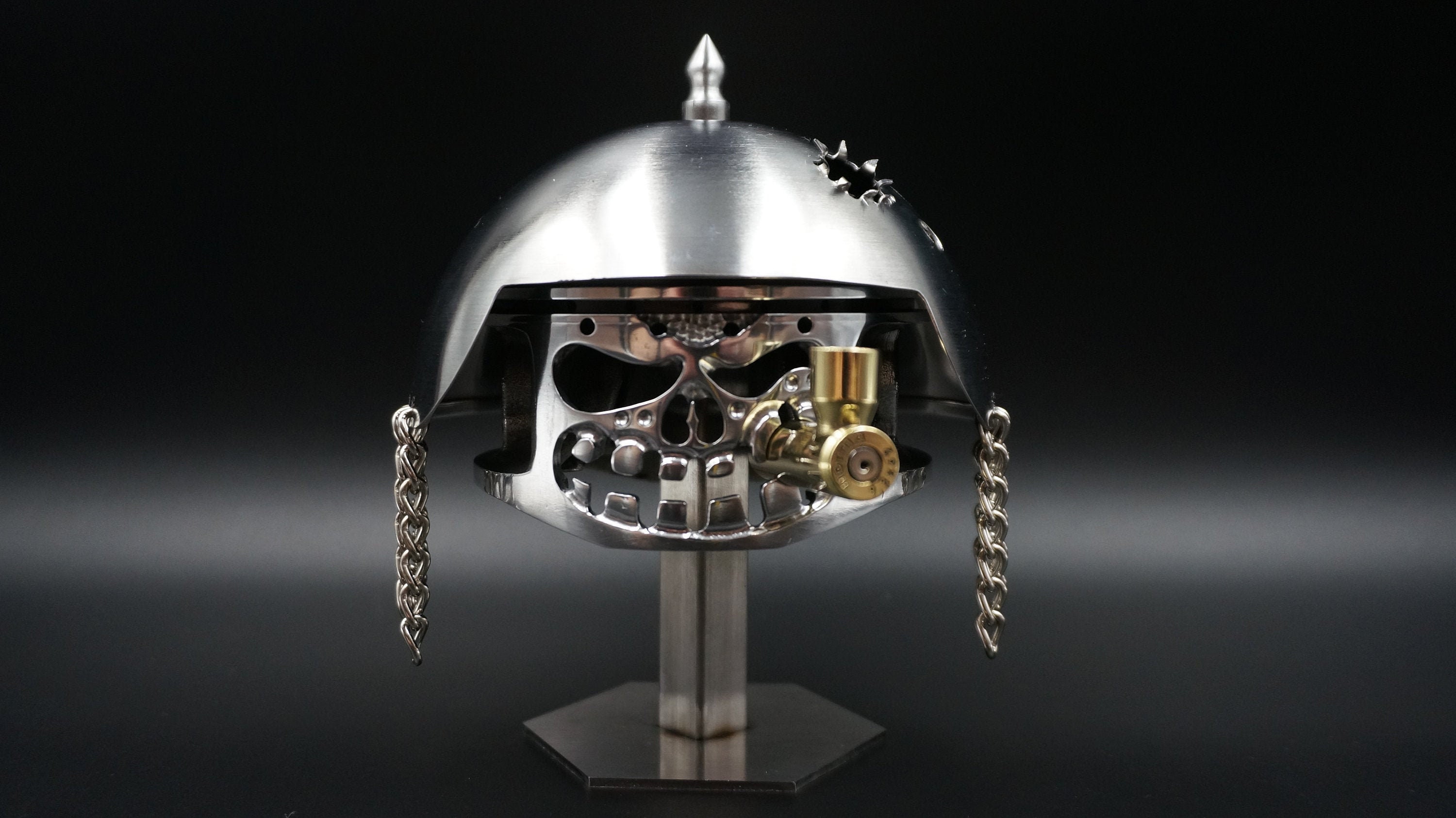 Piston Skull Piston Art Metal Sculpture Scrap Art Warrior | Etsy