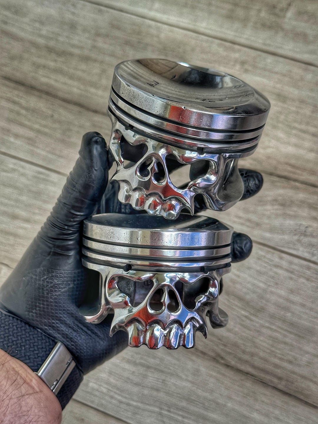 Piston Skull, Piston Art, Skull, Crazy Face - Etsy