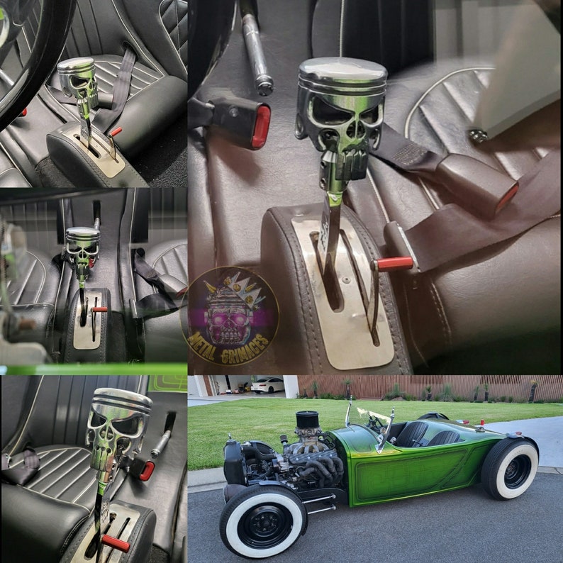 Piston Skull, Skull,gearshifter,jewelry,shifter,shift Knob,epoxy Resin ...