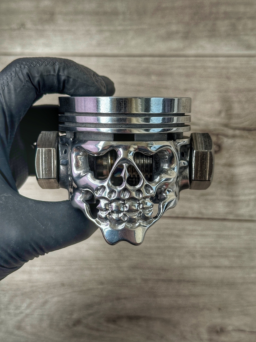 Piston Skull, Piston Art, Skull, Crazy Face, Bearded - Etsy
