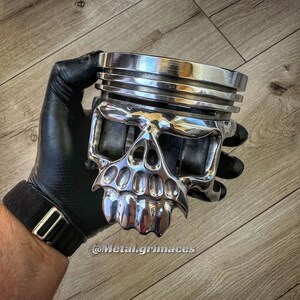 Kinetic Sculpture, Piston Skull,pilot,plane,ashtray,pen Holder ...