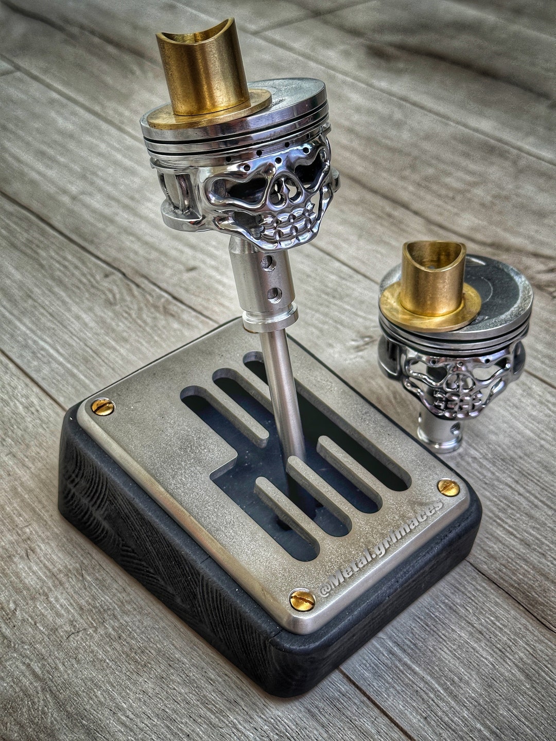 Hand Carved Piston Skull Shift Knob: Automotive Shifter - Etsy