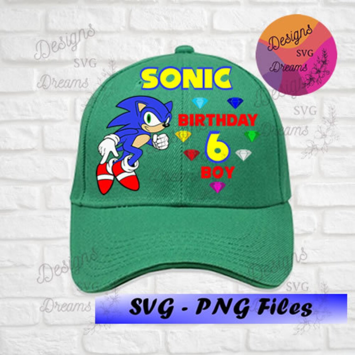 Sonic SVG and PNG, Sonic Numbers 0 at 9 Svg, Sonic Birthday Boy Svg ...