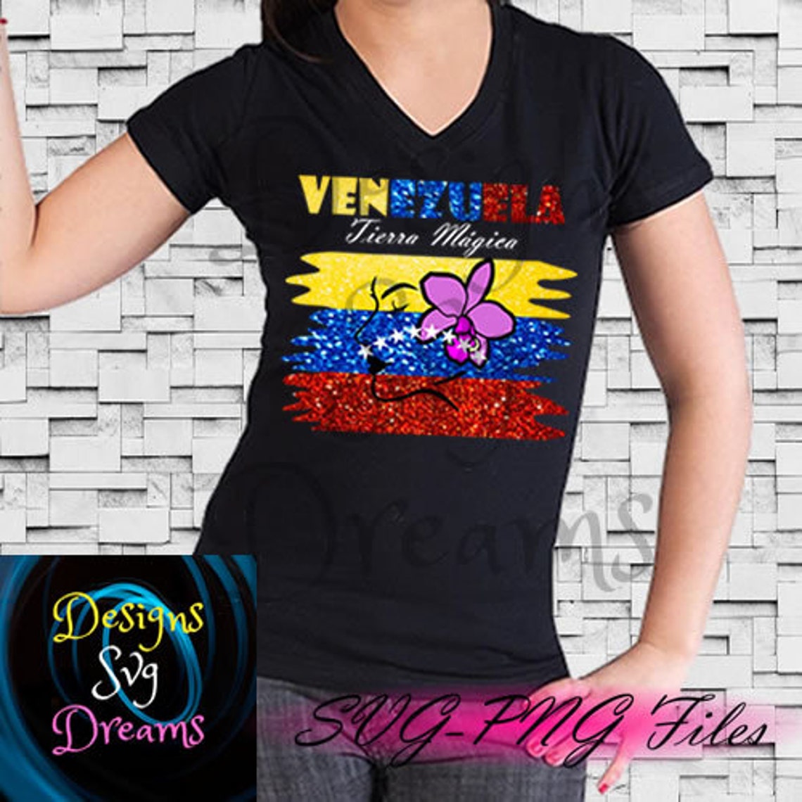 Venezuela Tierra Magica SVG - PNG, Venezuela Flag Svg, Orquidea Svg ...