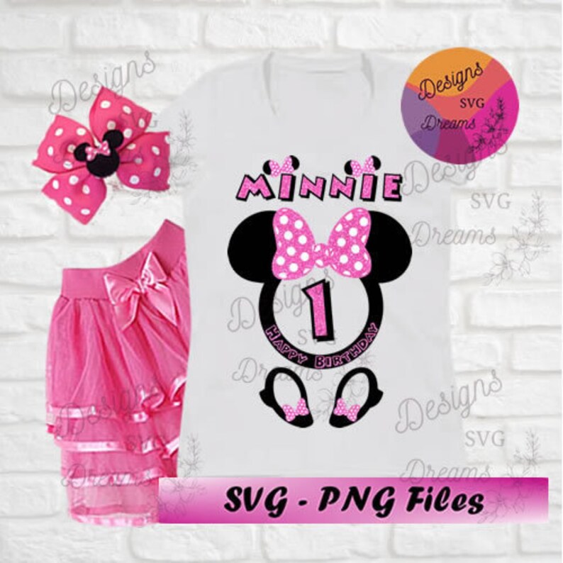 Minnie Mouse Svg and Png 0 9 Numbers Svg and Png Minnie - Etsy