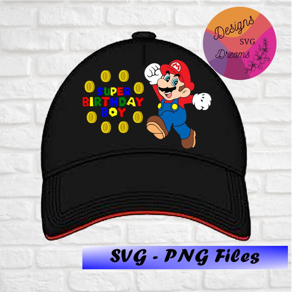 Super Mario Bros Svg, Mario Bros Svg, Super Mario Svg, Super Birthday ...