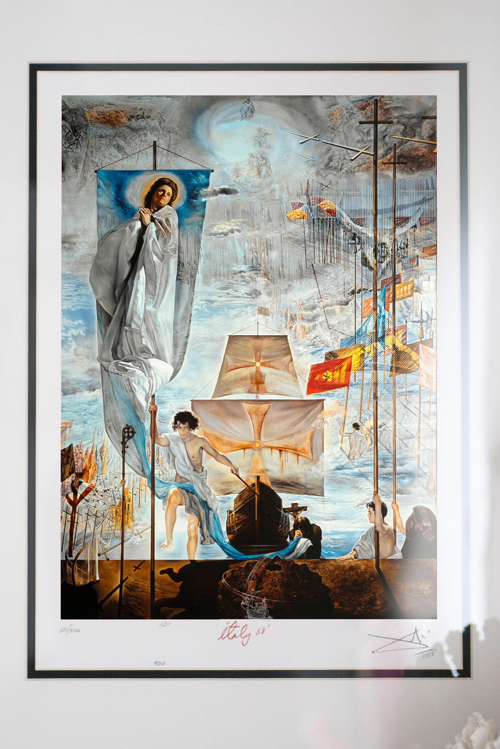 Salvador Dali The Discovery Of America By Christopher Etsy