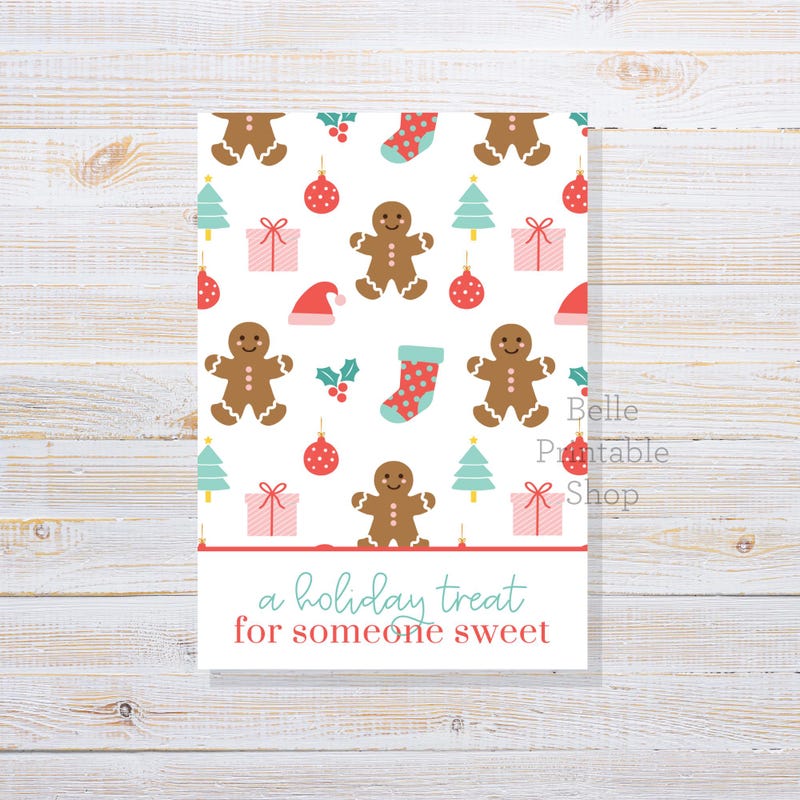 Christmas Cookie Card - Etsy