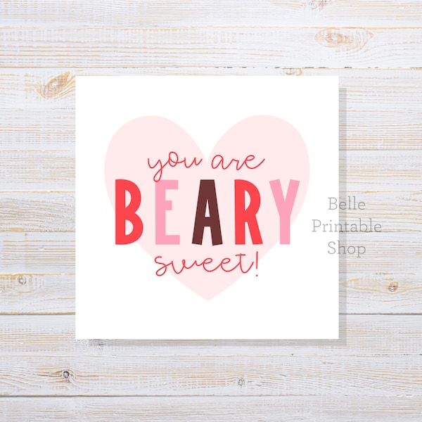 I Love You Beary Much - Etsy