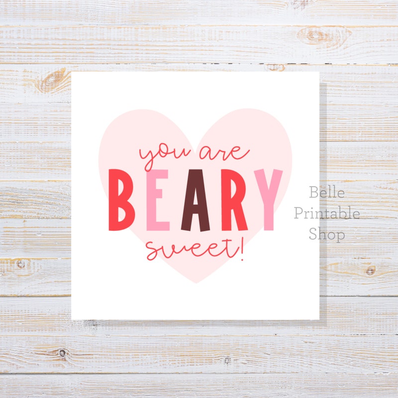 I Love You Beary Much - Etsy