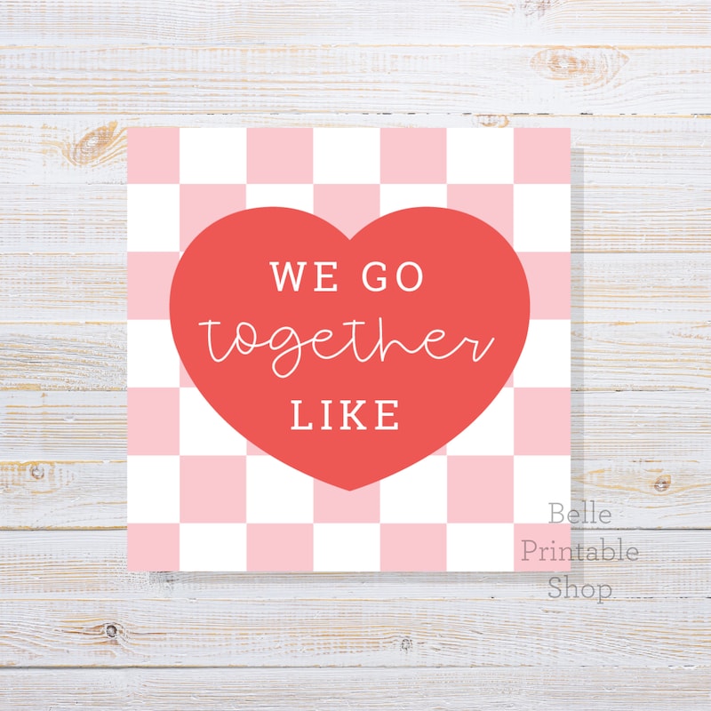 We Go Together Like - Etsy