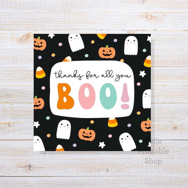 Thank You for All You Boo - Etsy