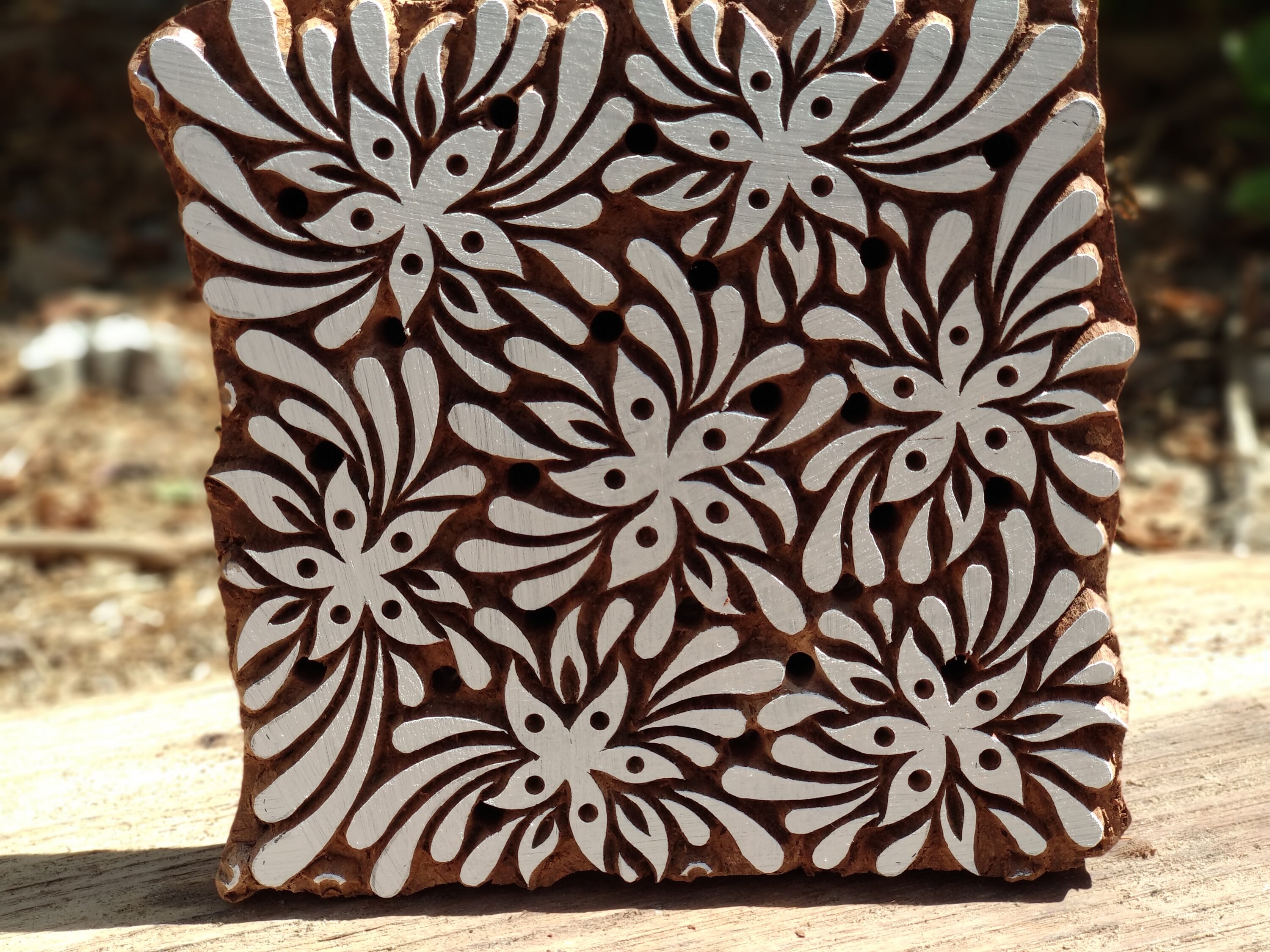 Wooden Printing Block Large Printing Block Fabric Print Clay - Etsy