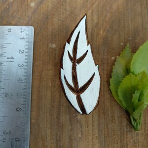 Leaf Printing Block Stamp Wooden Block Stamp Fabric Printing Block ...