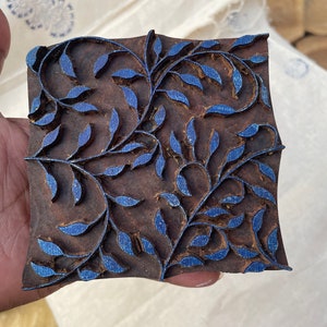 Wooden Block Stamp Square Printing Block Fabric Wooden Printing Block ...
