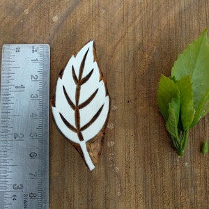 Leaf Printing Block Stamp Wooden Block Stamp Fabric Printing Block ...