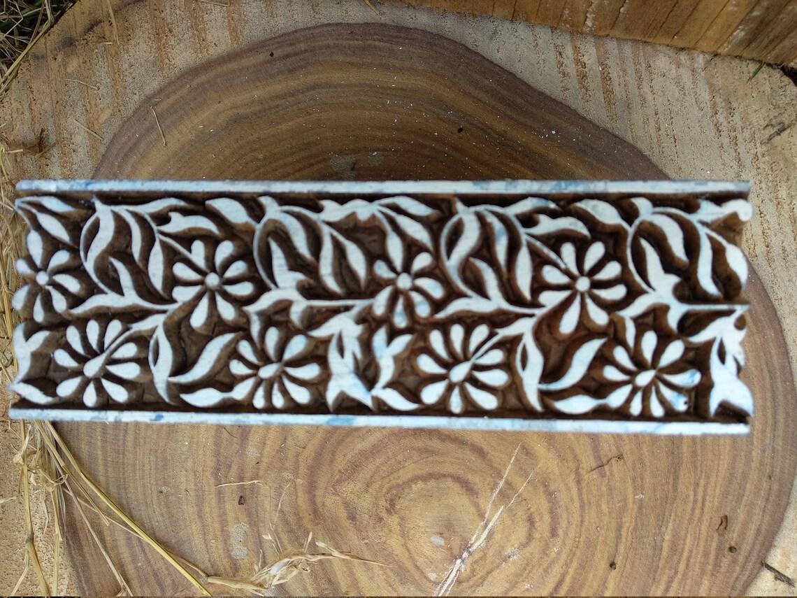 Border Printing Block Set of 19 Blocks Fabric Printing Block | Etsy