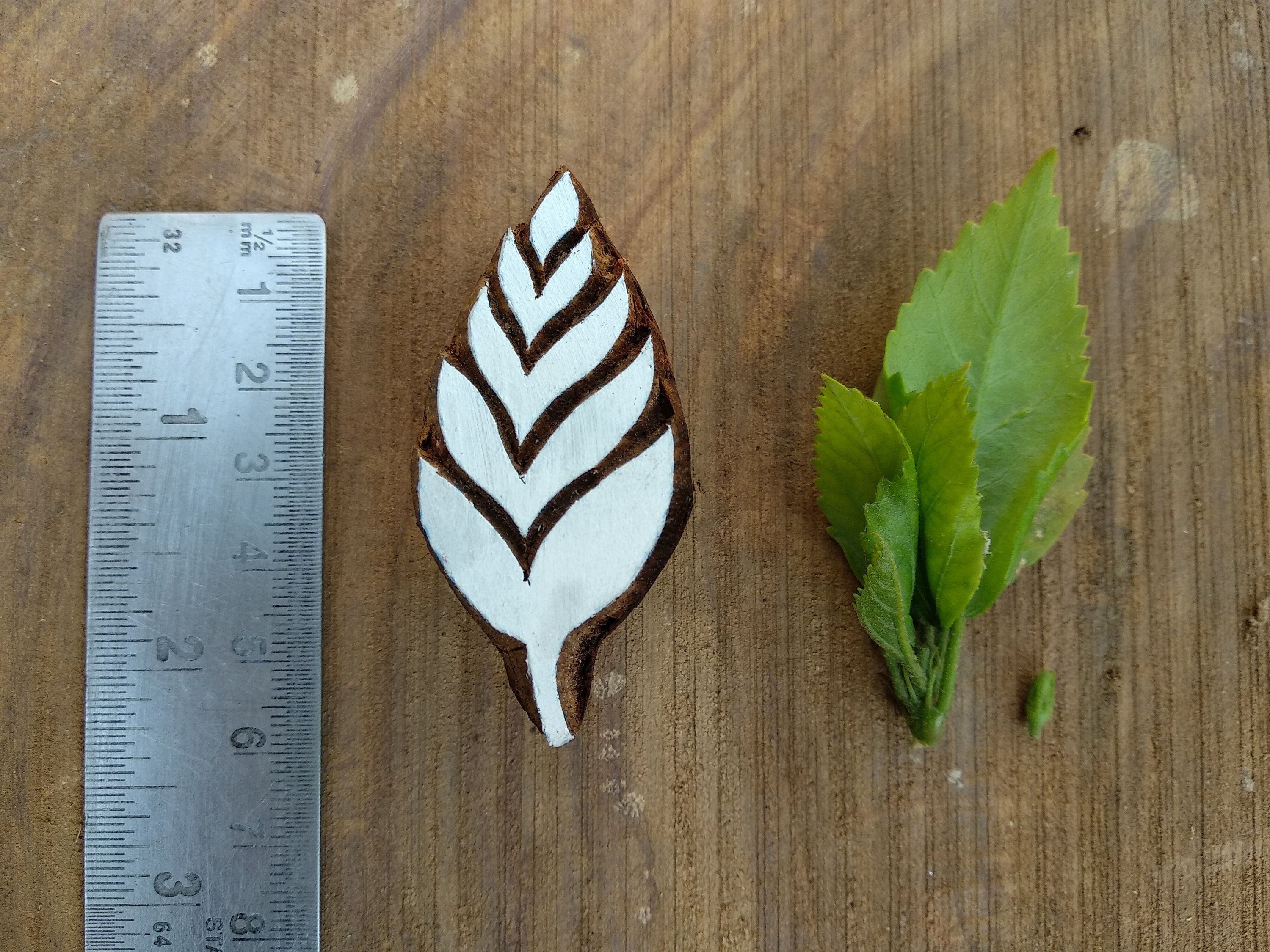 Leaf Printing Block Stamp Wooden Block Stamp Fabric Printing - Etsy