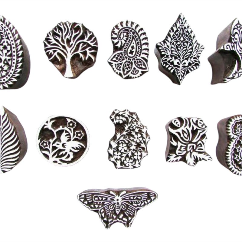 Wood Block Stamp - Etsy