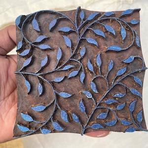 Wooden Block Stamp Square Printing Block Fabric Wooden Printing Block ...
