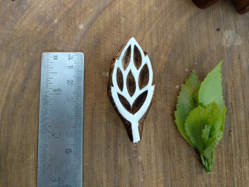 Leaf Printing Block Stamp Wooden Block Stamp Fabric Printing - Etsy