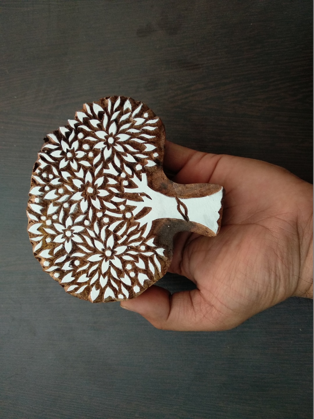 Mango Tree Printing Block Stamp Wooden Printing Block Hand Carving ...