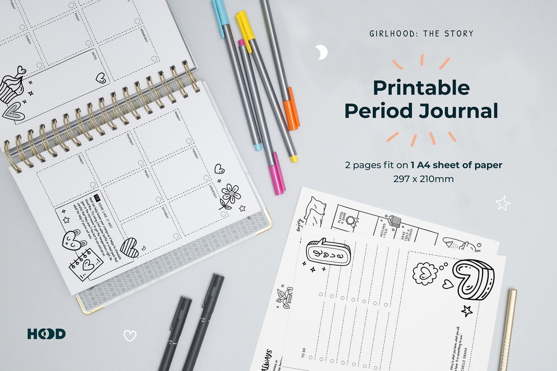 Girlhood: the Story Period Journal Printable - Etsy